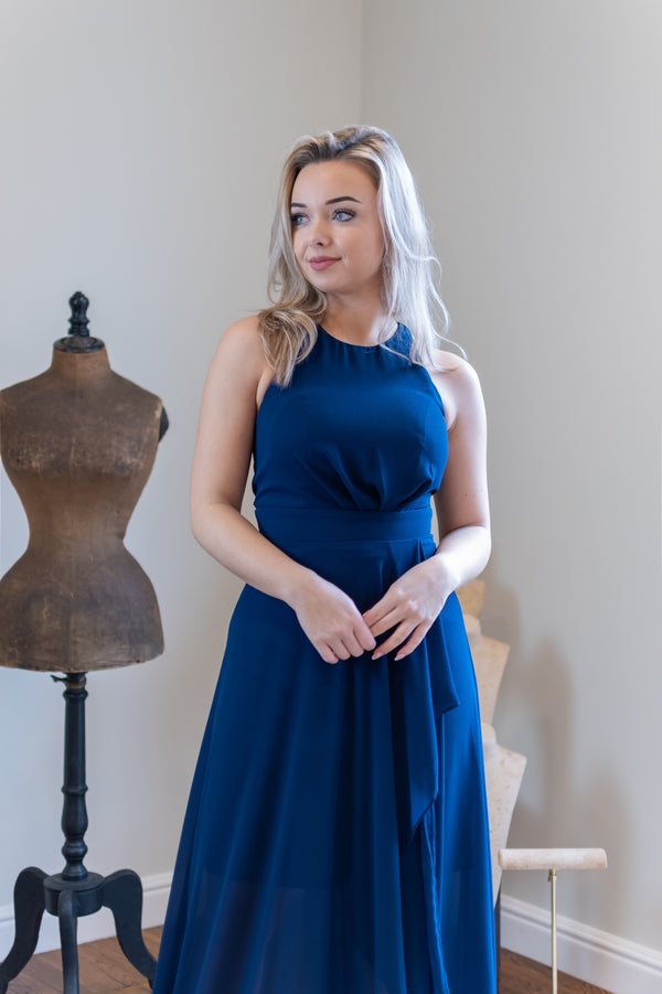 Cascade Dress - Navy - Be-Glam Belgium